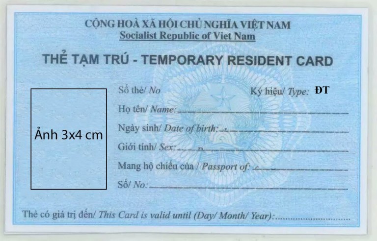 Vietnam Temporary Resident Card For Taiwan Passport Holders 2023 ...